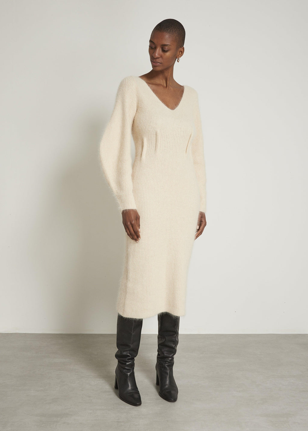 Knitel Angora Dress - Soni London